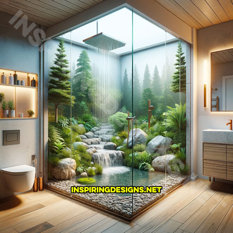 These Epoxy Nature Showers Are the Ultimate Sanctuary for Nature Lovers
