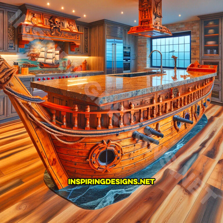 These Pirate Ship Kitchen Islands Bring the High Seas Right to Your Home