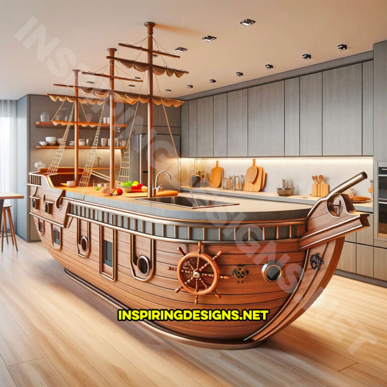 These Pirate Ship Kitchen Islands Bring the High Seas Right to Your Home