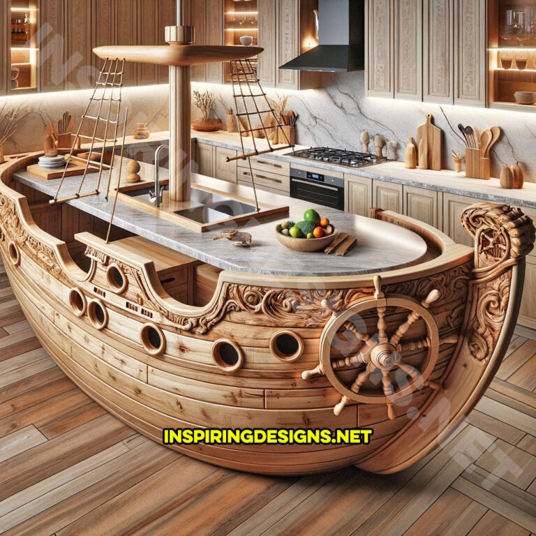 These Pirate Ship Kitchen Islands Bring the High Seas Right to Your Home