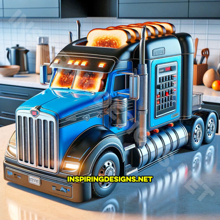 These Semi-Truck Toasters Are the Ultimate Kitchen Upgrade for Truck Lovers