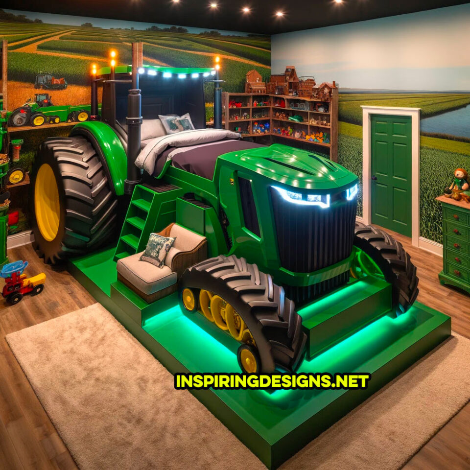 These Giant Tractor Kids Beds Will Turn Bedtime into an Adventure on ...