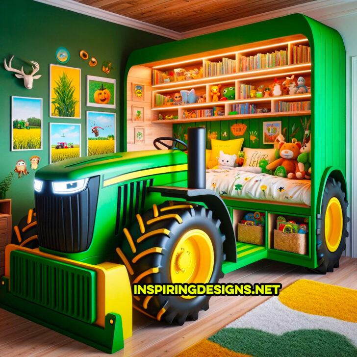 These Giant Tractor Kids Beds Will Turn Bedtime into an Adventure on ...