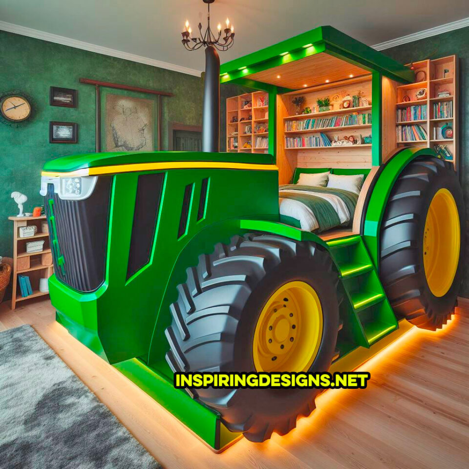 These Giant Tractor Kids Beds Will Turn Bedtime into an Adventure on ...