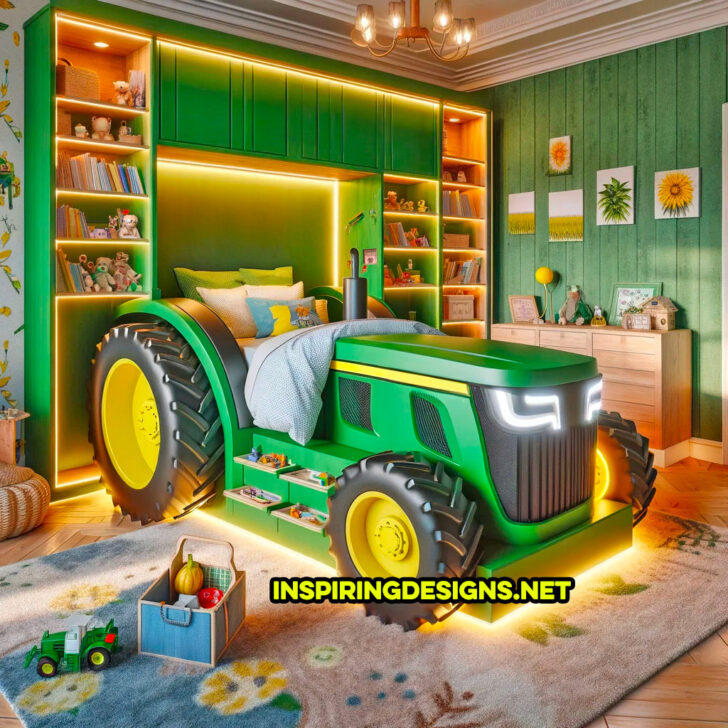 These Giant Tractor Kids Beds Will Turn Bedtime into an Adventure on ...