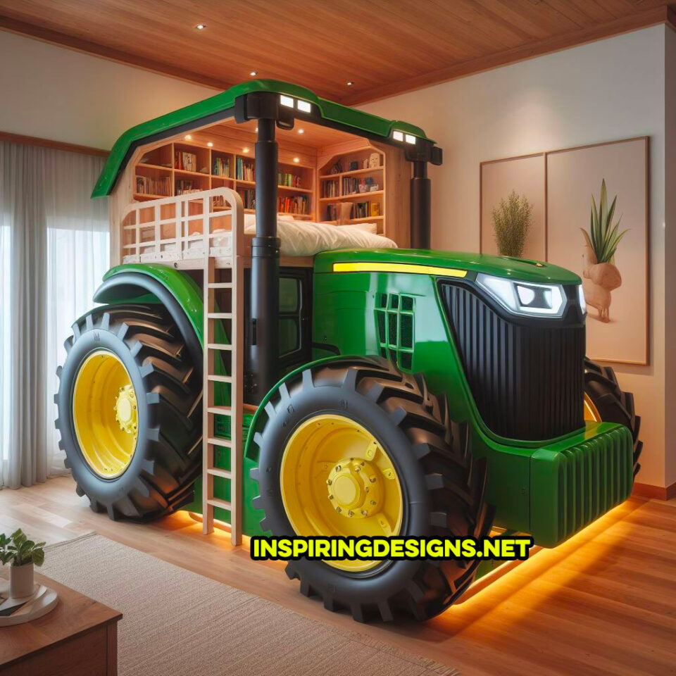 These Giant Tractor Kids Beds Will Turn Bedtime into an Adventure on ...