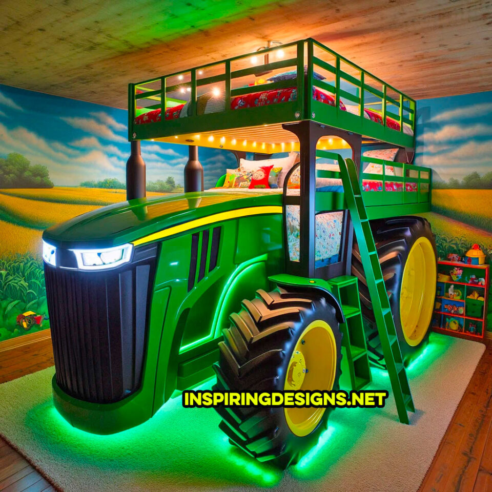 These Giant Tractor Kids Beds Will Turn Bedtime into an Adventure on ...