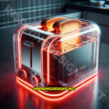 These Neon Transparent Toasters Make Every Morning a Spectacular Show
