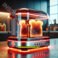 These Neon Transparent Toasters Make Every Morning a Spectacular Show