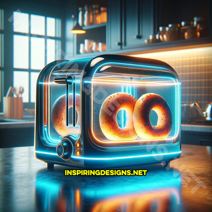 These Neon Transparent Toasters Make Every Morning a Spectacular Show