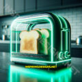 These Neon Transparent Toasters Make Every Morning a Spectacular Show