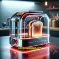 These Neon Transparent Toasters Make Every Morning a Spectacular Show