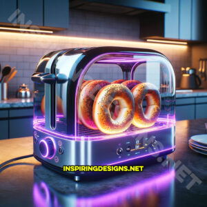 These Neon Transparent Toasters Make Every Morning a Spectacular Show