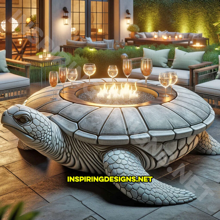 These Turtle Patio Fire Tables Will Turn Your Backyard into a Whimsical ...