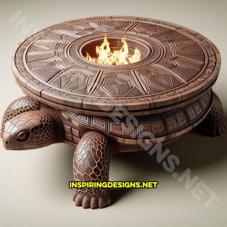 These Turtle Patio Fire Tables Will Turn Your Backyard into a Whimsical ...
