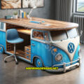 These Volkswagen Bus Desks Will Drive Your Productivity to New Heights