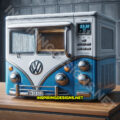 These Volkswagen Bus Microwaves Turn Meal Prep Into a Groovy Experience