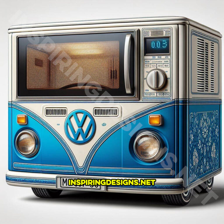 These Volkswagen Bus Microwaves Turn Meal Prep Into a Groovy Experience