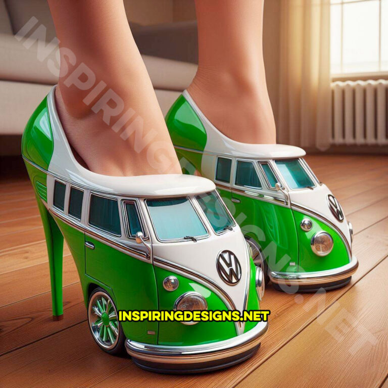 These Volkswagen Bus Heels Merge Retro Vibes with Runway Glam