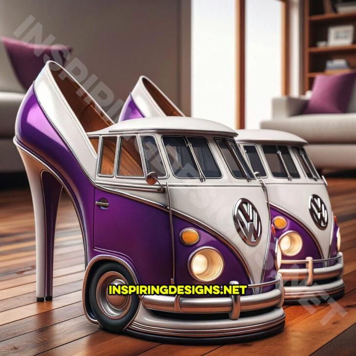 These Volkswagen Bus Heels Merge Retro Vibes with Runway Glam