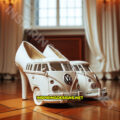These Volkswagen Bus Heels Merge Retro Vibes with Runway Glam