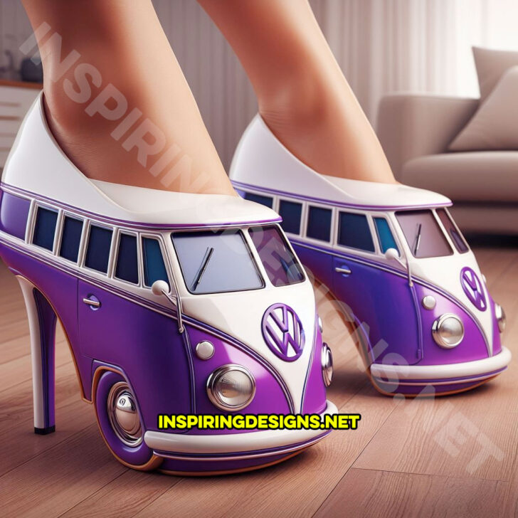 These Volkswagen Bus Heels Merge Retro Vibes with Runway Glam