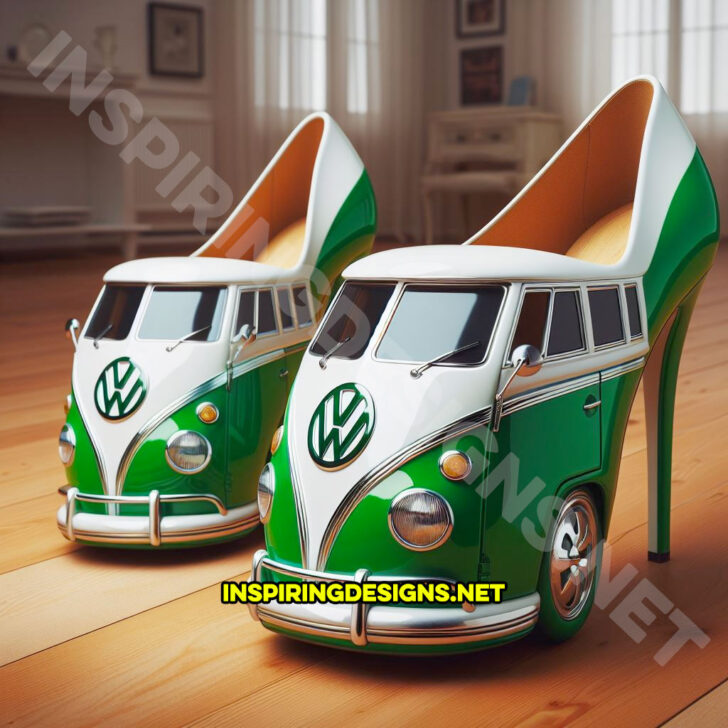 These Volkswagen Bus Heels Merge Retro Vibes with Runway Glam