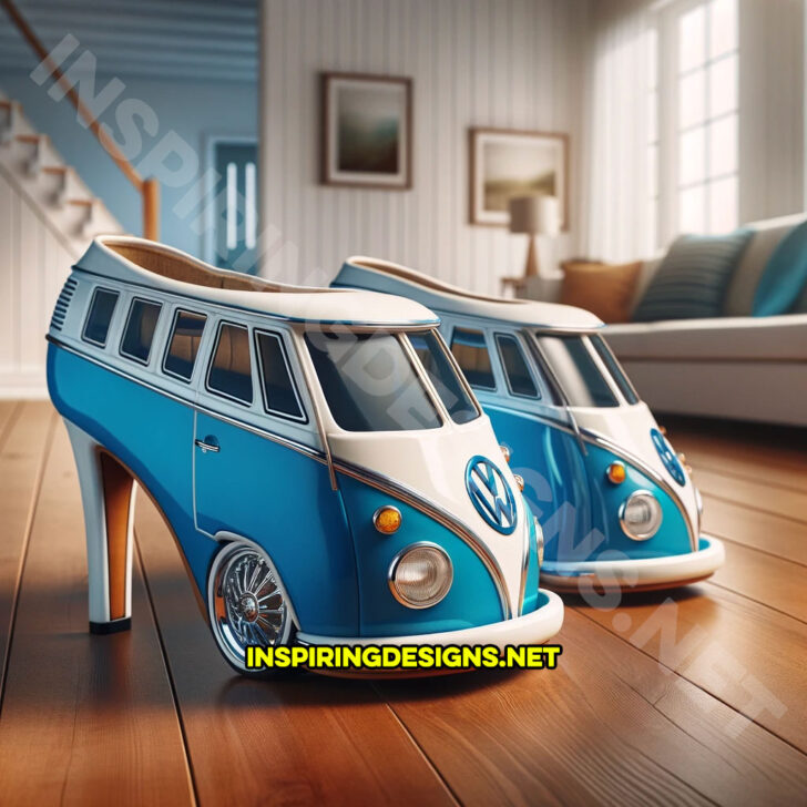 These Volkswagen Bus Heels Merge Retro Vibes with Runway Glam