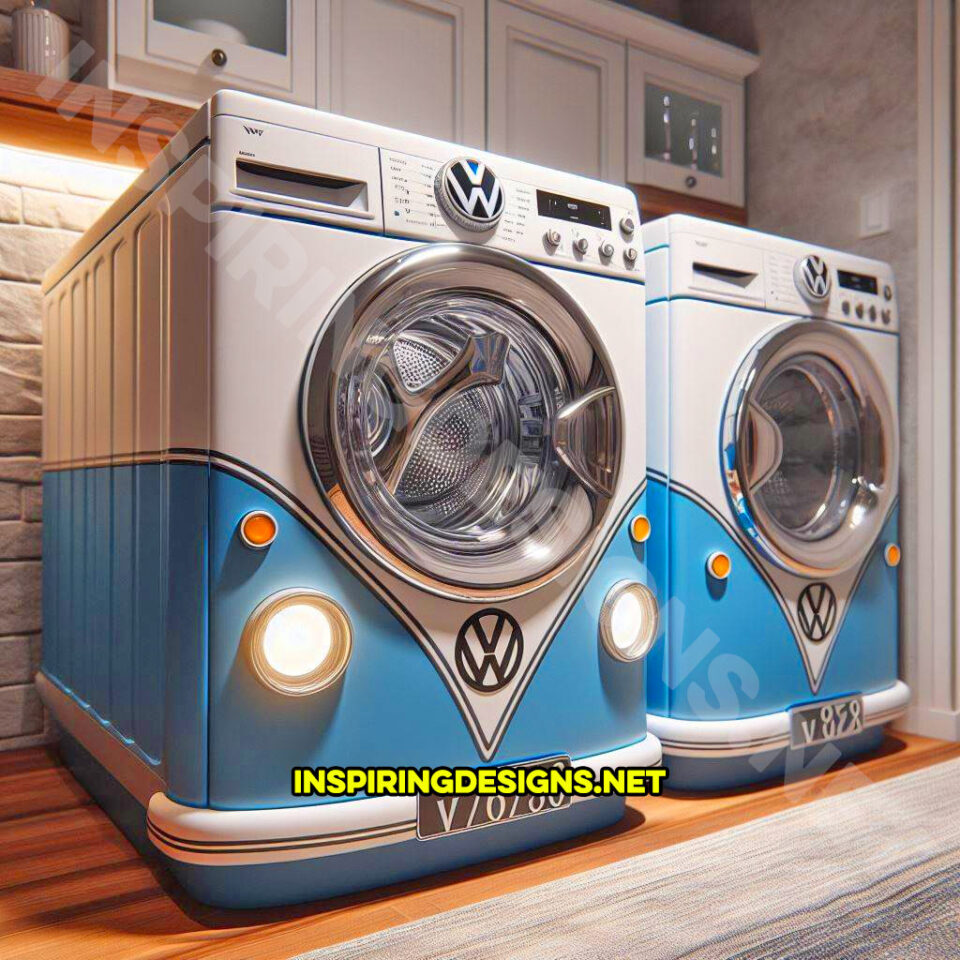 These Volkswagen Bus Washer and Dryer Sets Will Have You Spinning Back ...