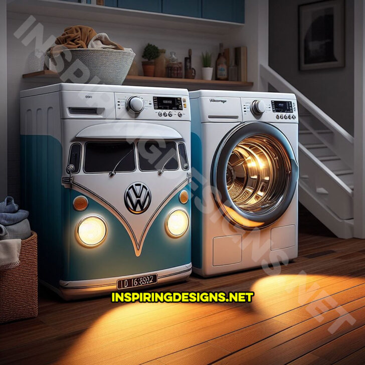 These Volkswagen Bus Washer and Dryer Sets Will Have You Spinning Back ...
