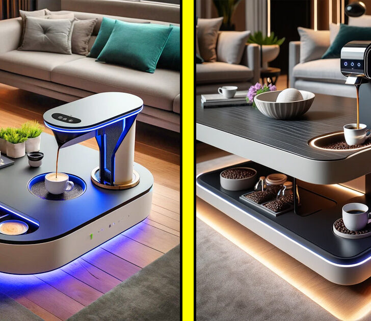 There Are Now Coffee Tables With Built-in Coffee Makers – Inspiring Designs