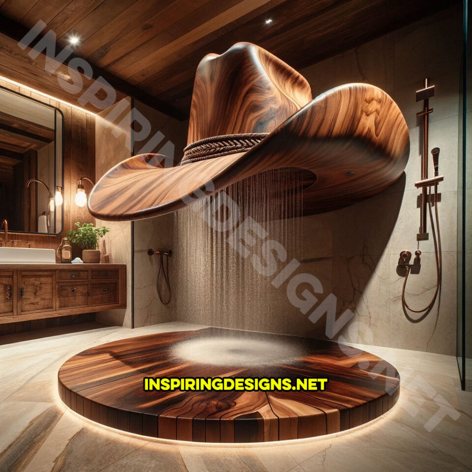 These Cowboy Hat Showers Are the Wild West Upgrade Your Farmhouse ...