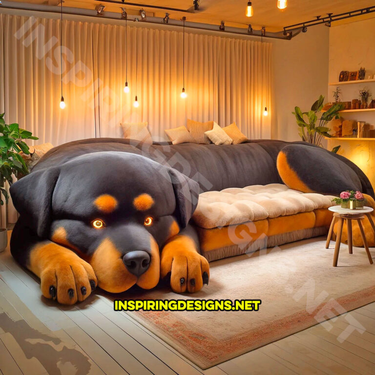 These Realistic Dog Shaped Sofas Let You Snuggle Up with Your Favorite ...