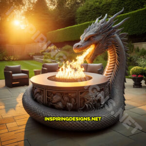 These Dragon Patio Fire Tables Will Light Up Your Evenings with a ...
