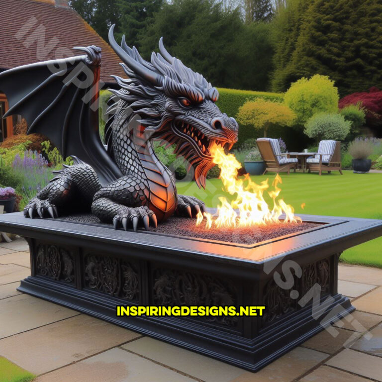 These Dragon Patio Fire Tables Will Light Up Your Evenings with a ...