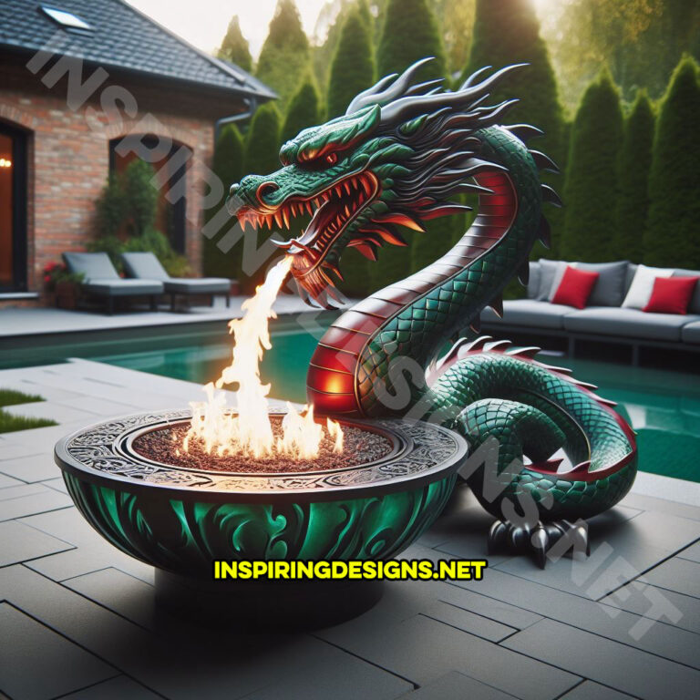 These Dragon Patio Fire Tables Will Light Up Your Evenings with a ...