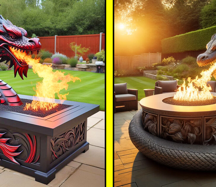 These Dragon Patio Fire Tables Will Light Up Your Evenings with a ...