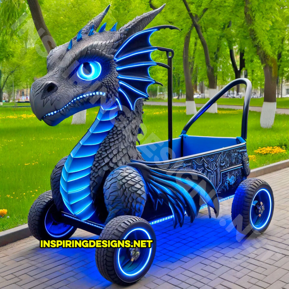 These Dragon Wagons Make Every Park Stroll a Mythical Adventure
