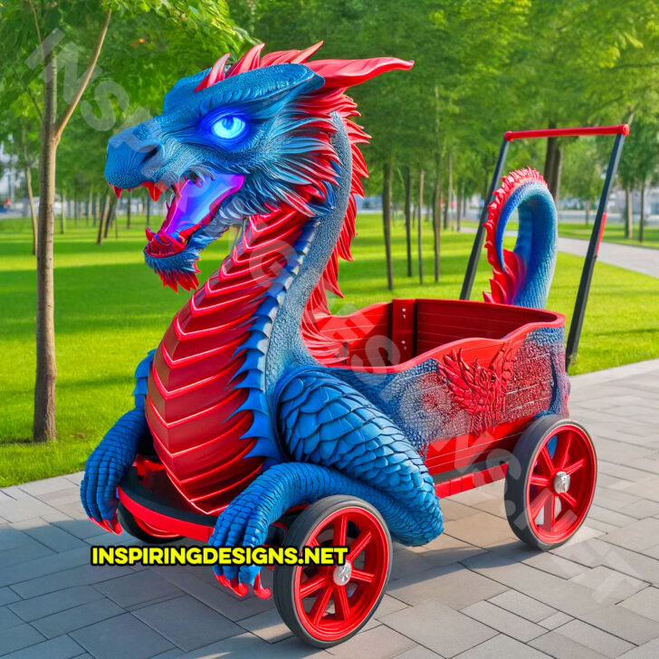 These Dragon Wagons Make Every Park Stroll a Mythical Adventure