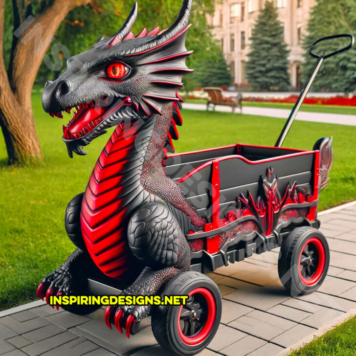 These Dragon Wagons Make Every Park Stroll a Mythical Adventure