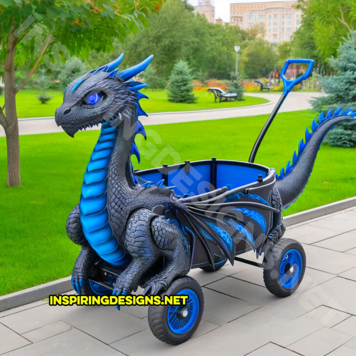 These Dragon Wagons Make Every Park Stroll a Mythical Adventure