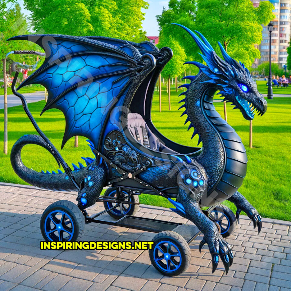 These Dragon Wagons Make Every Park Stroll a Mythical Adventure