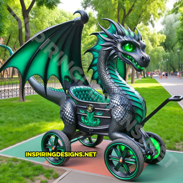 These Dragon Wagons Make Every Park Stroll a Mythical Adventure