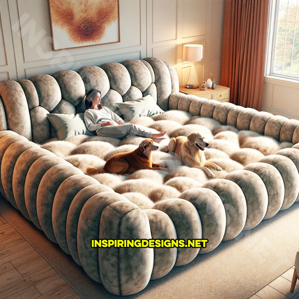 These Giant Dog Beds for Humans Offer a Plush Retreat for You and Your ...