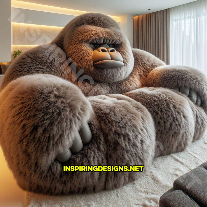 These Gorilla Sofas Bring the Jungle Right into Your Living Room