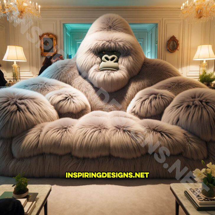 These Gorilla Sofas Bring the Jungle Right into Your Living Room