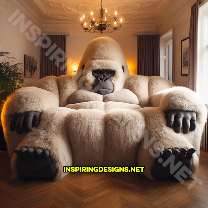 These Gorilla Sofas Bring the Jungle Right into Your Living Room