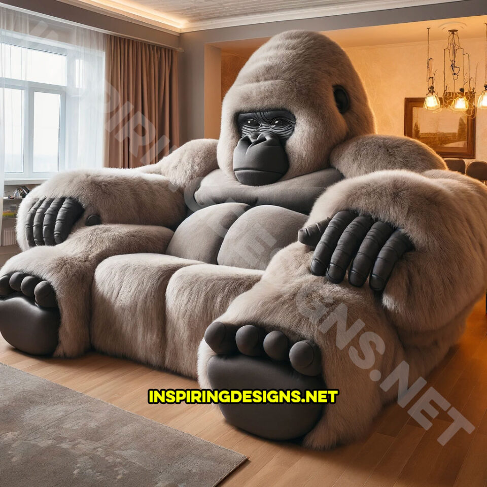 These Gorilla Sofas Bring the Jungle Right into Your Living Room