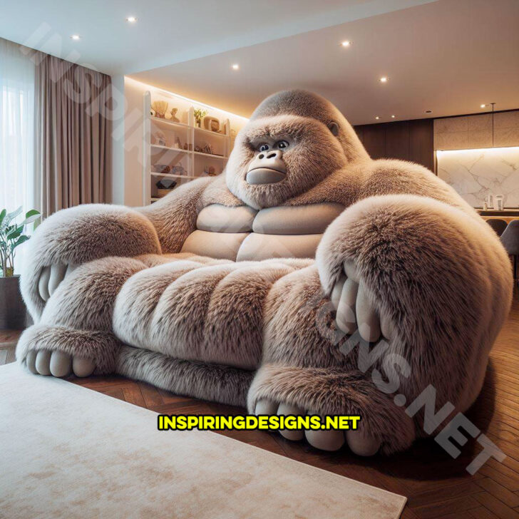 These Gorilla Sofas Bring the Jungle Right into Your Living Room