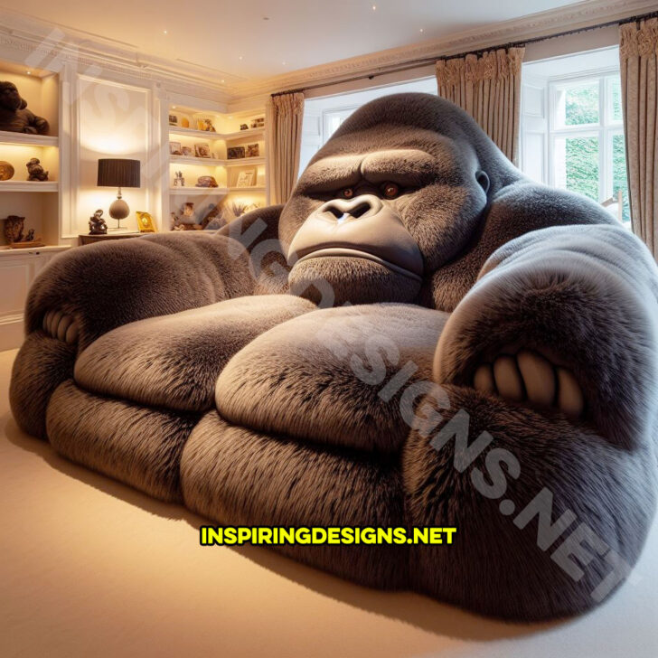 These Gorilla Sofas Bring the Jungle Right into Your Living Room